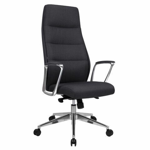 Кресло BRABIX PREMIUM 'Adept EX-752', синхромеханизм, алюминий, ткань, серое, 532932