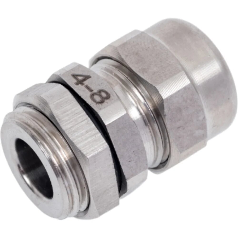 Кабельный ввод FORTISFLEX MG-M-16 (INOX) 85434 из нержавеющей стали, черный, степень защиты