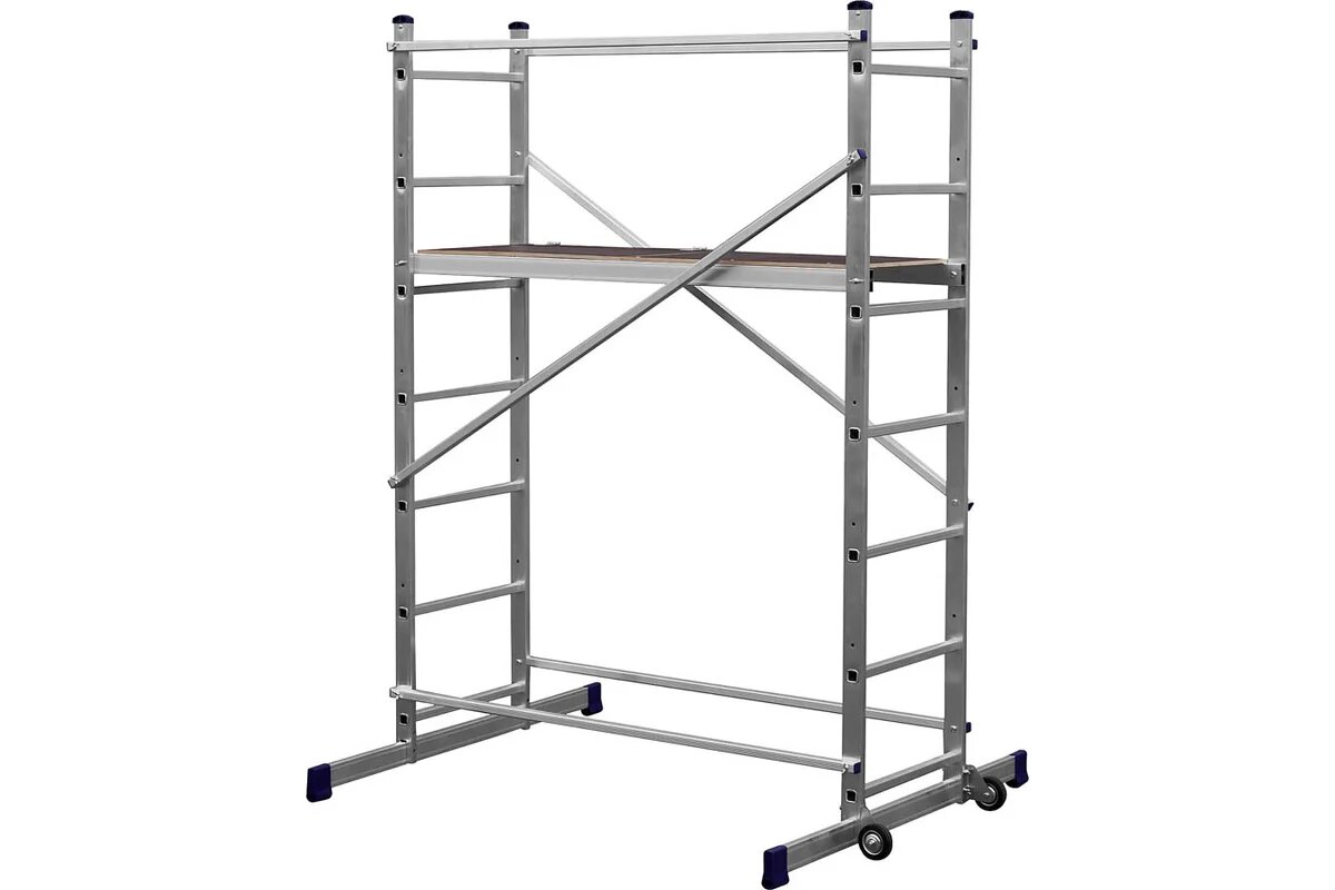 Вышка-тура "СИБИН" 38840-3, алюминиевая, рабочая высота 3 м, нагрузка 150 кг