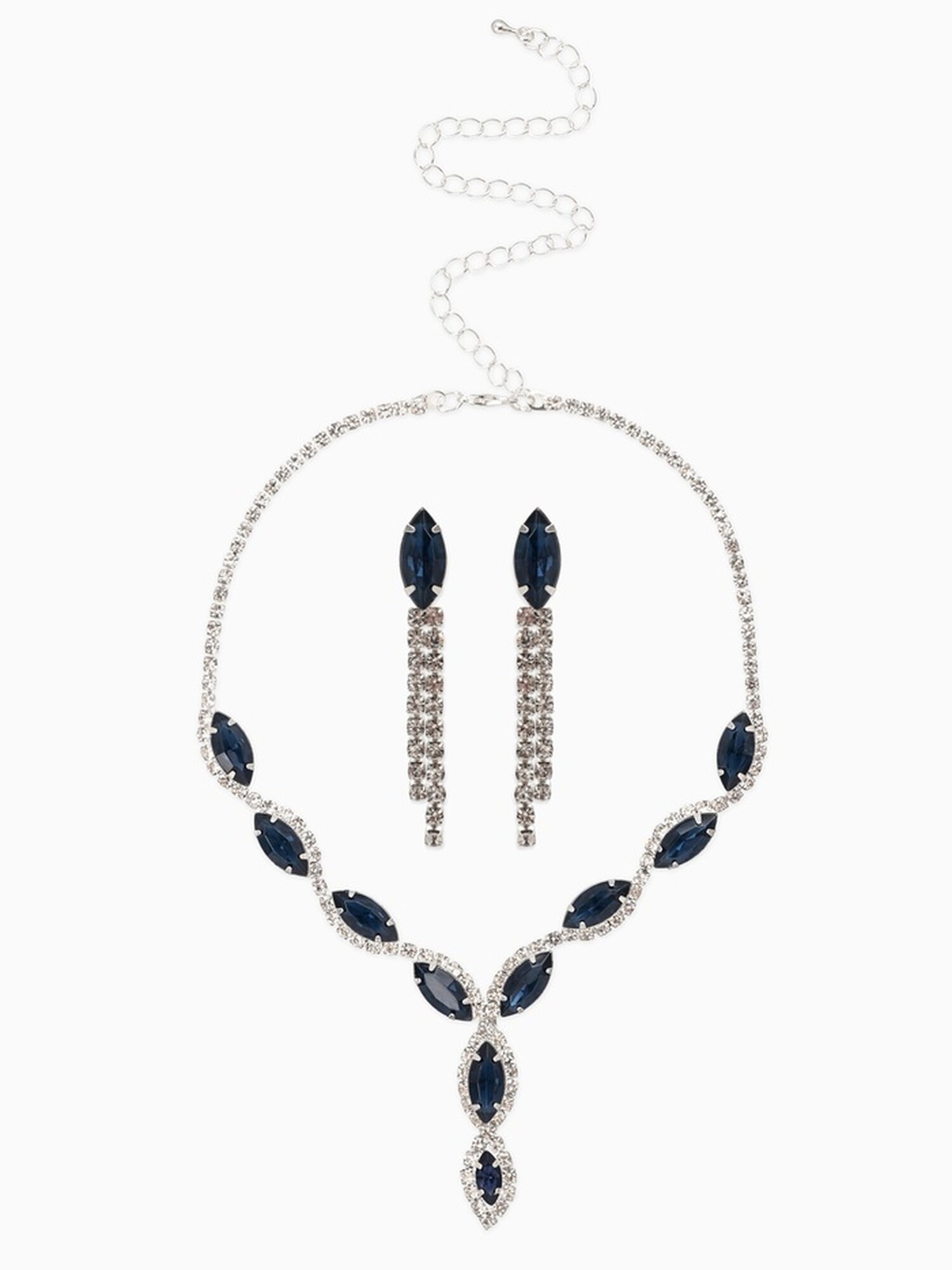 Комплект бижутерии: серьги, колье