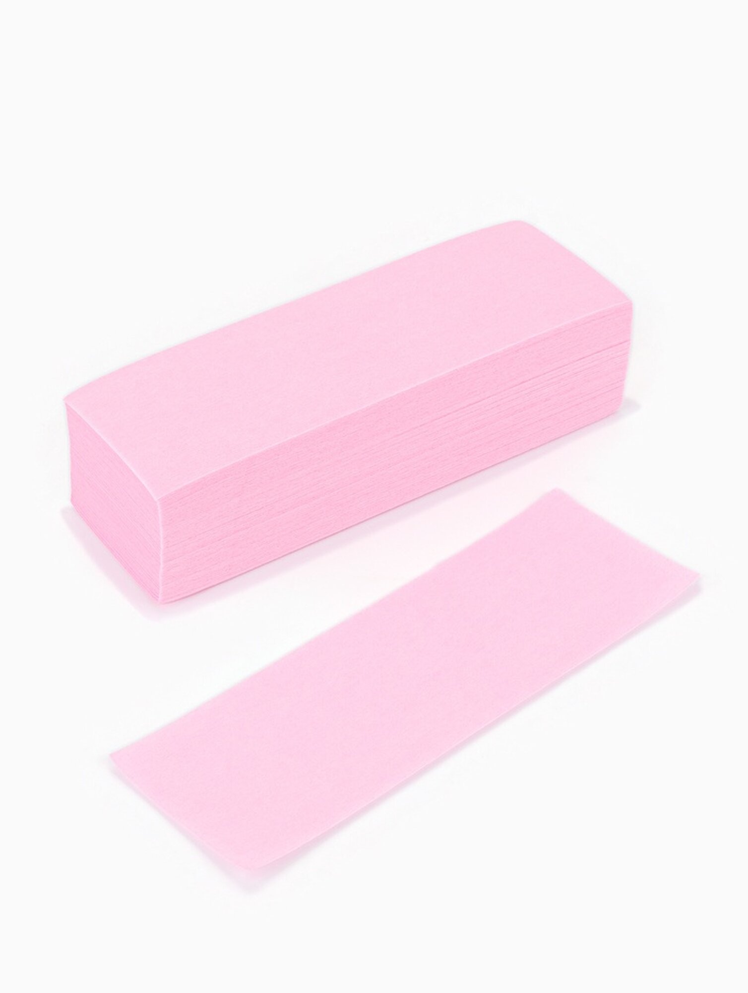 Полоски для депиляции Queen Fair, розовые, 20x7 см, нетканый материал, 100 штук
