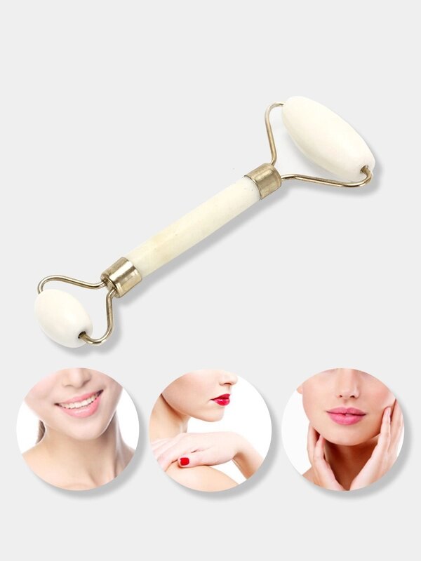 Роликовый массажер для лица косметический, уход за лицом