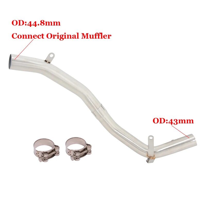 Slio On для Suzuki GSR600 GSR 600 BK600 2006 - 2011 Выхлопная труба для мотоцикла