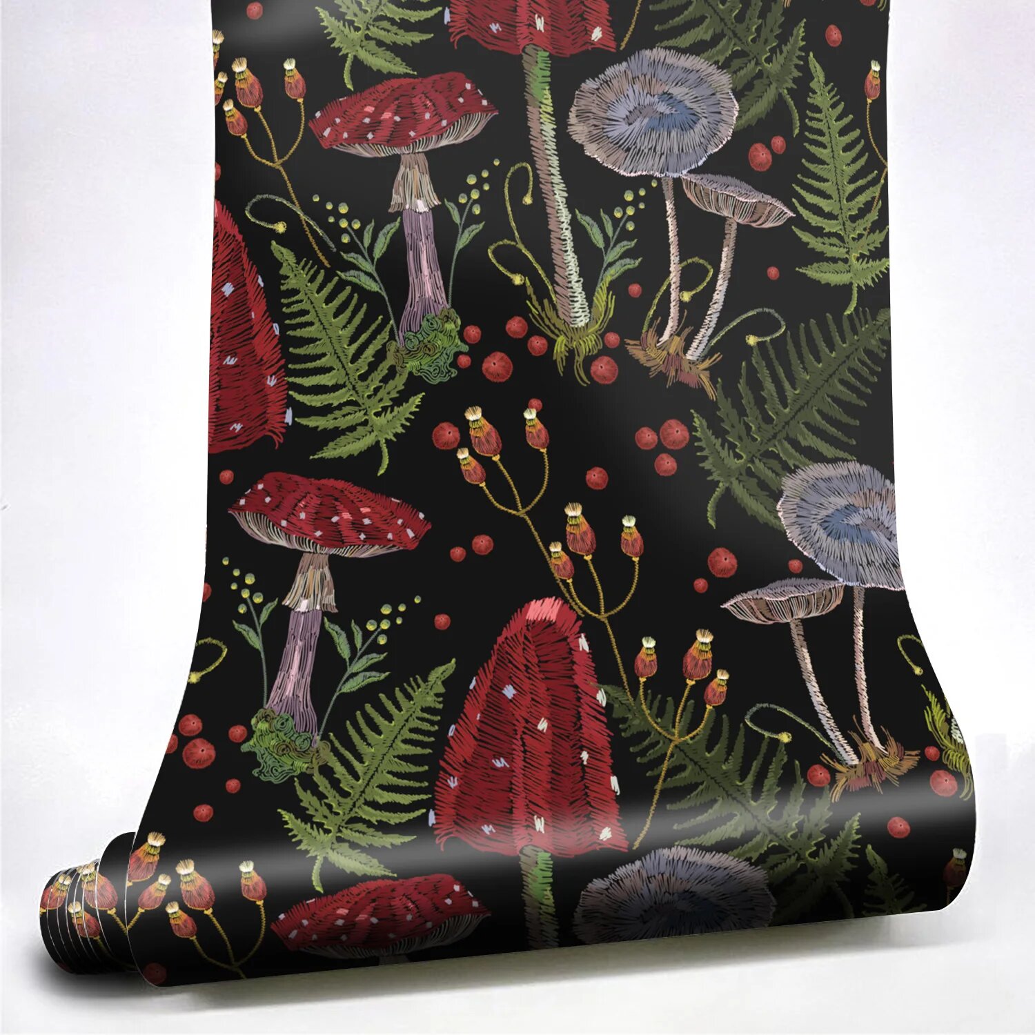 Виниловые обои WMYDYG "Черный лес" NSWP293, 38x250CM