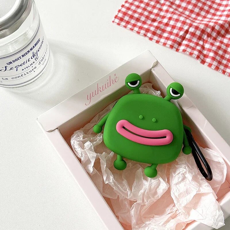 Чехол для AirPods Frog Thick lip frog