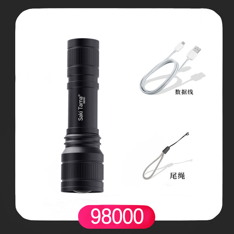 Светодиодный свет небольшой фонарик USB перезаряжаемый Многофункциональный фокус студентов портативное рабочее