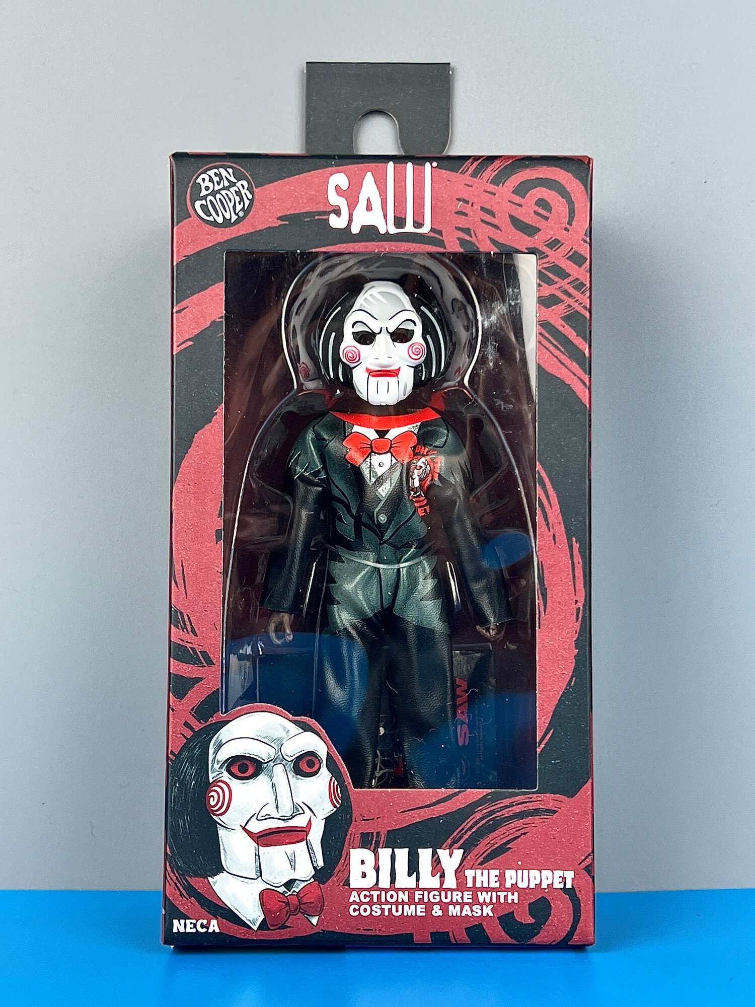 Фигурка Billy The Puppet, Saw / Neca, Ben Cooper / Кукла Билли, Пила, Коллекционная, 14 см.