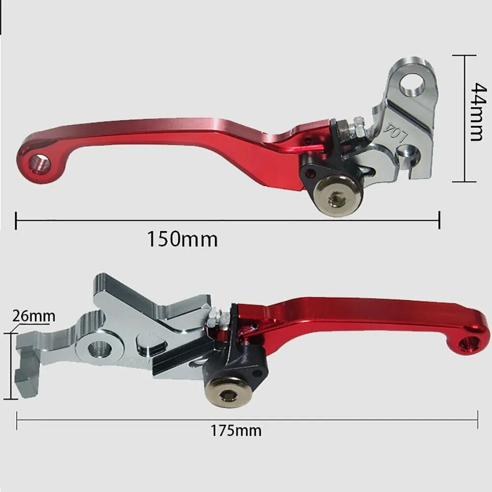 Рычаг сцепления и тормоза на шарнире для мотоцикла Honda Crf250L Crf300L 2012-2021 Красный
