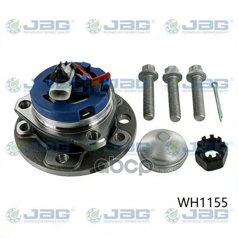 Ступица с подшипником в сборе OPEL Astra G (98-) WH1155 JBG/13123488 90538941 9117622 1603211 13123488 90538941 9117622 16032.