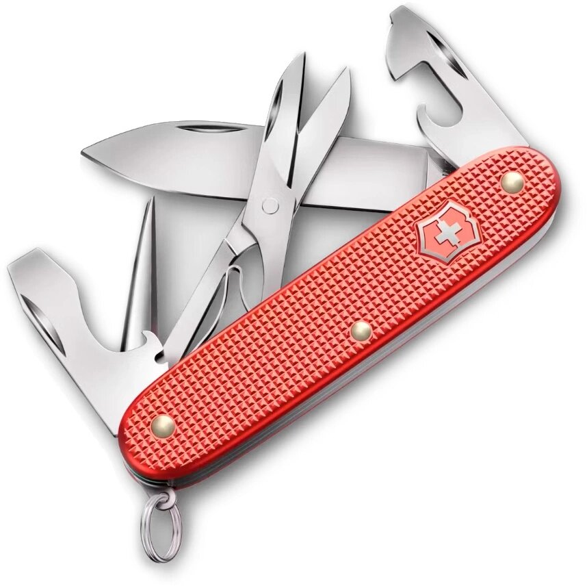 Нож перочинный Victorinox Pioneer X Alox LE 2025 Stone Red (0.8231. L25) 93мм 9функц. красный подар. к