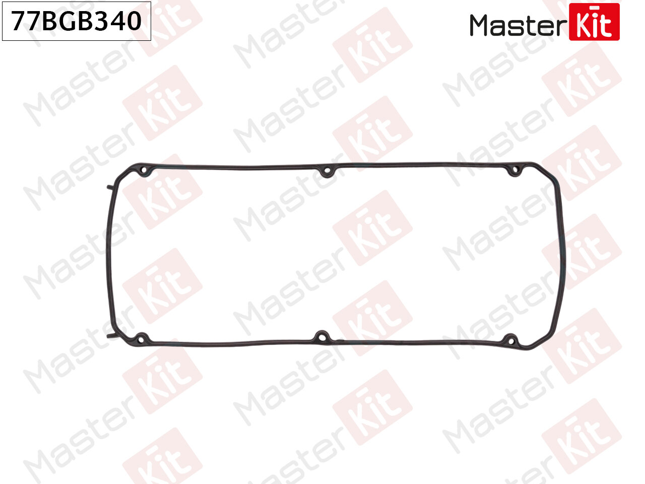 Прокладка клапанной крышки Mitsubishi ECLIPSE, IV DKA/Great Wall HOVER H5 2005 - 4G69/4G6 MasterKit 77BGB340