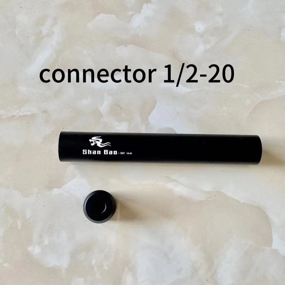 Глушитель, длина 1 мм арт. Shan bao 24cm длиной 5W 1/2-20 алюминиевый автомобильный масляный фильтр адаптер резьба NAPA 4003 WIX 24003 (только черная трубка)