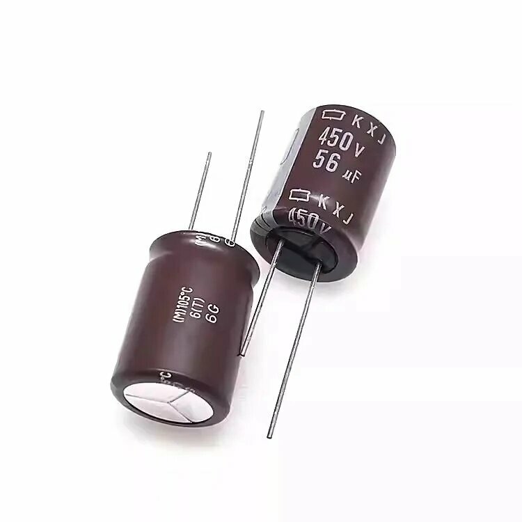 5 шт. 56мкФ 450В (56uF 450V 18x25мм) Алюминиевый электролитический конденсатор Nippon Chemi-Con KXJ Совершенно новый