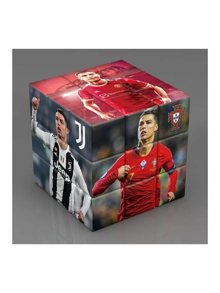 Кубик рубик neymar soccer star стильный 3x3 головоломка, cristiano ronaldo