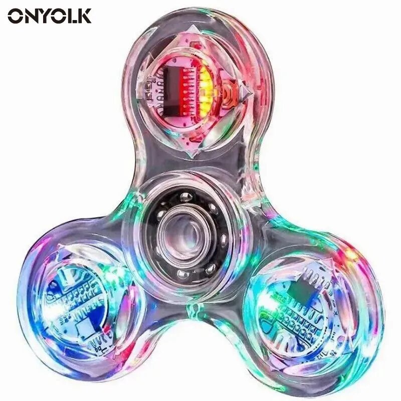 Классический спиннер / Finger Spinner / Спиннер классический светящийся в темноте