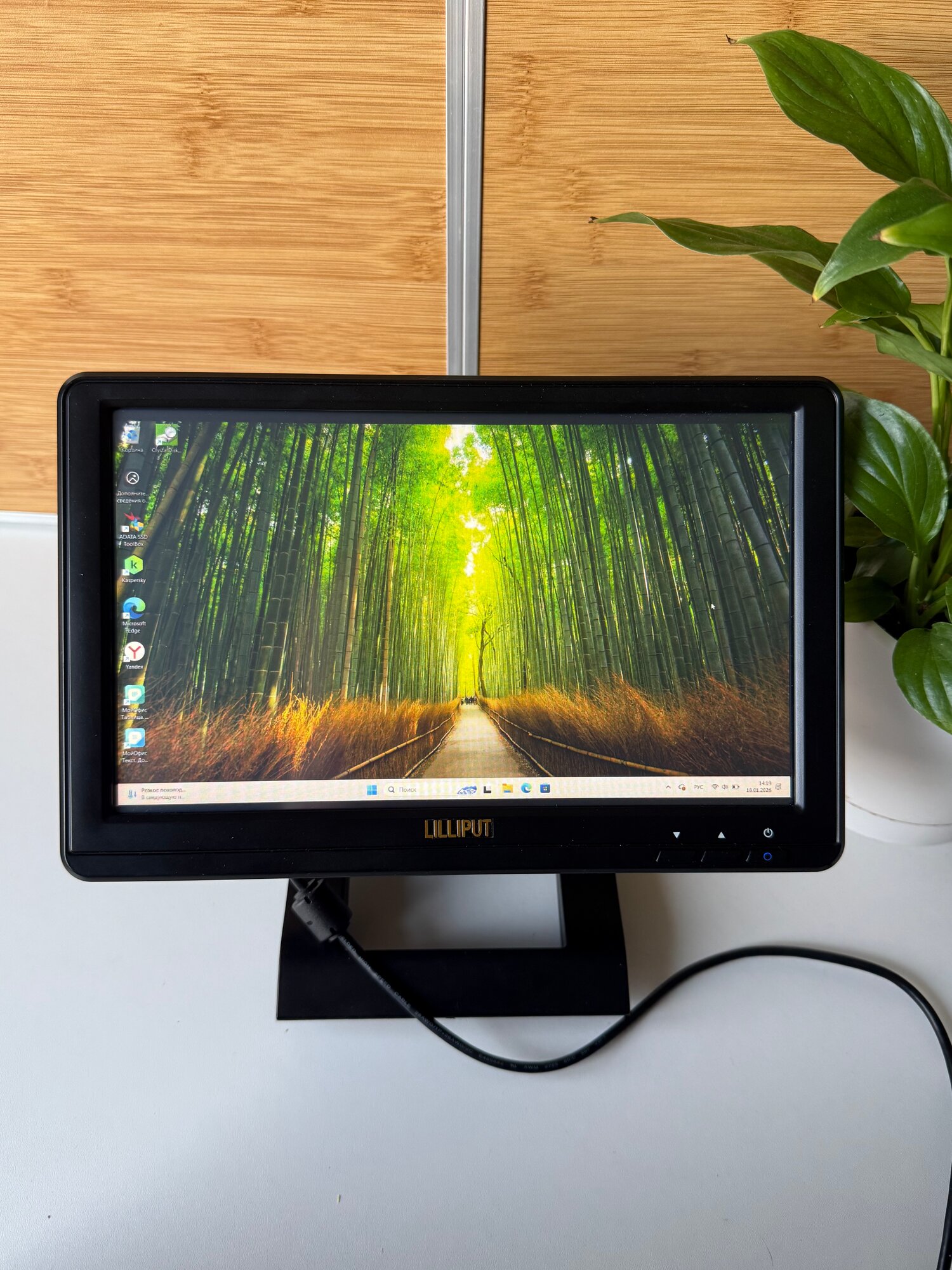 USB монитор сенсорный 10,1" Lilliput UM-1010/C/T. профессиональный , б/у