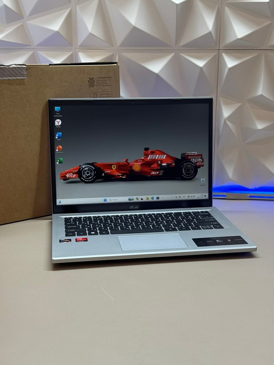 Ноутбук Acer Aspire 3 A314-42P-R3RD Ryzen 7 5700U/8Gb/SSD1Tb/14"/IPS/WUXGA/noOS/silver