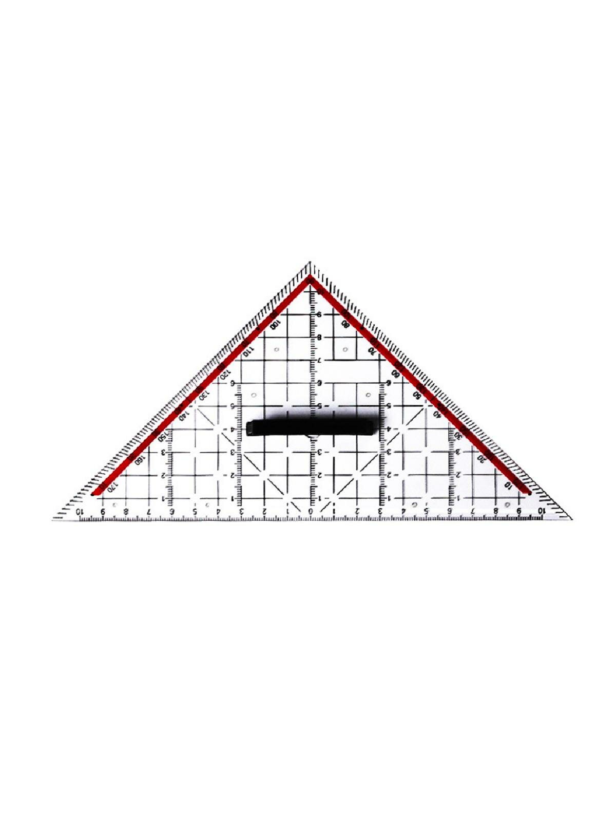 Линейка-шаблон в форме треугольника с ручкой Транспортировочные весы Pro Drawing Tools