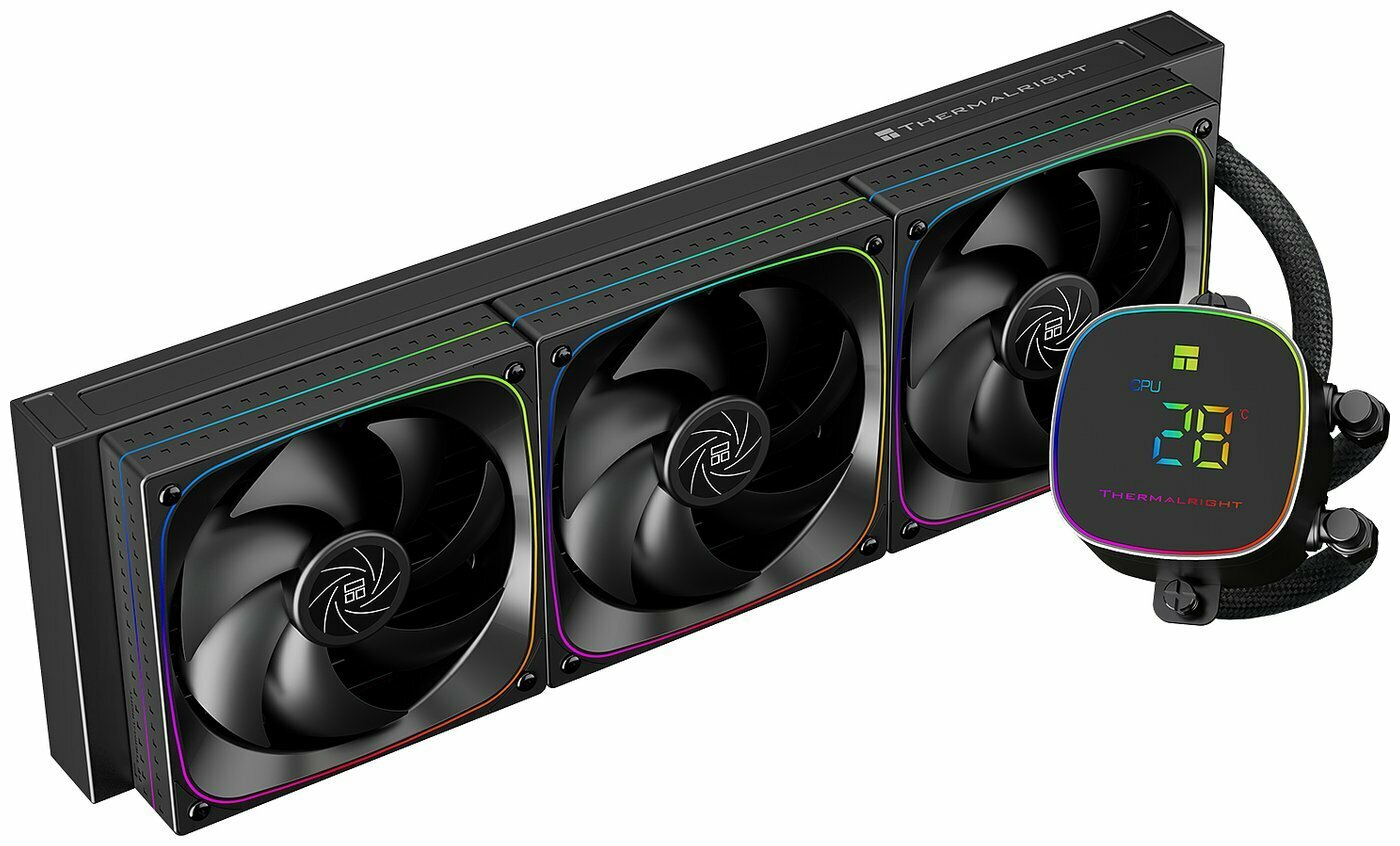 СЖО для процессоров Thermalright Frozen Horizon 360 Digital (F-HORIZON-DIGITAL-BL-360-ARGB)