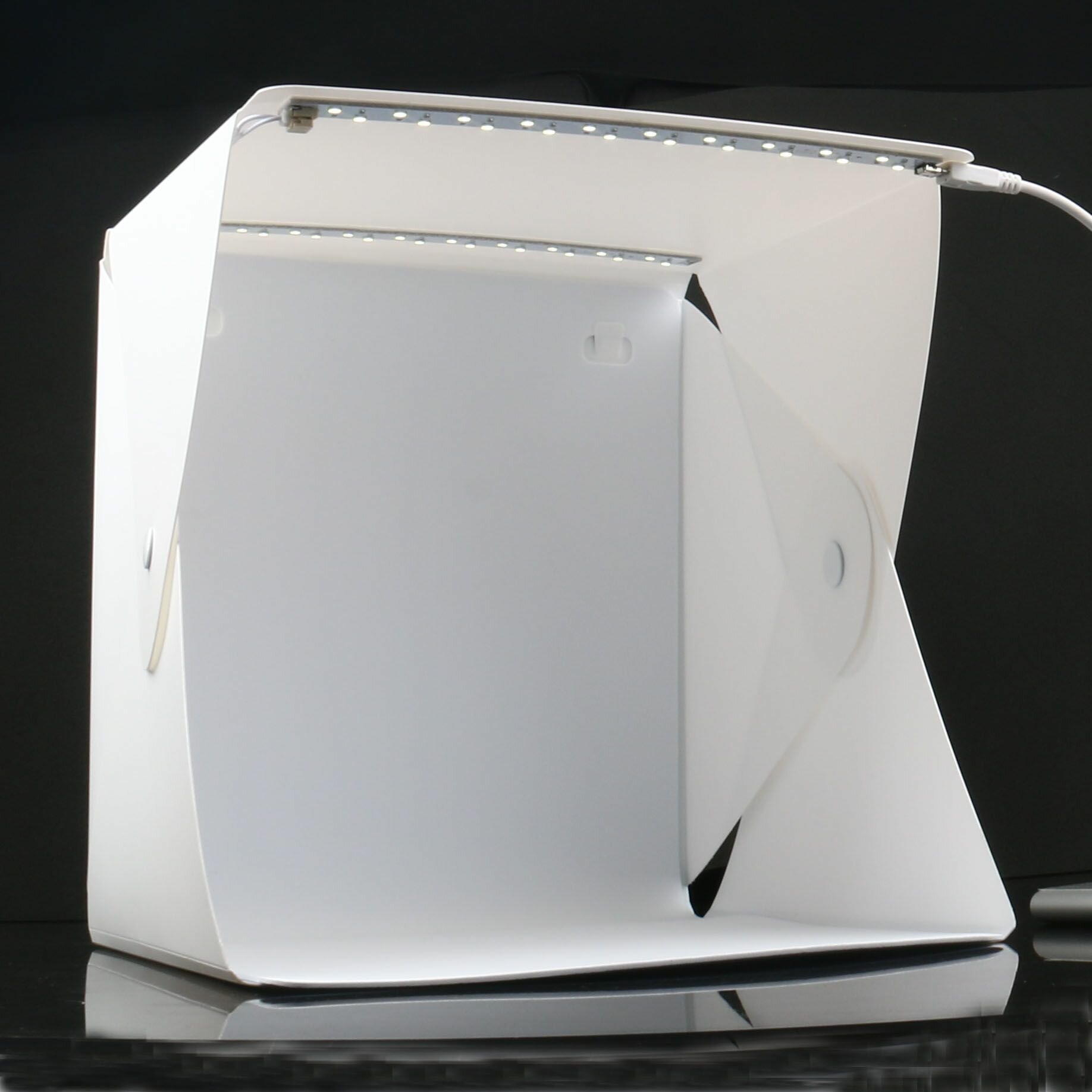 20CM Портативный маленький простой LED фотостудийный набор софтбокс для фотографии, световой бокс с кнопкой