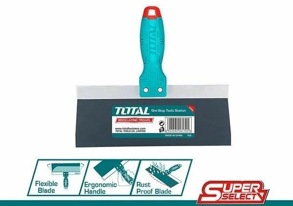 Шпатель фасадный 8"/200 мм TOTAL THPUT20011