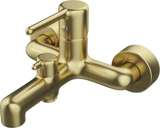 Смеситель для ванны с душем IDDIS Aiger AIGMG00i02WA золото