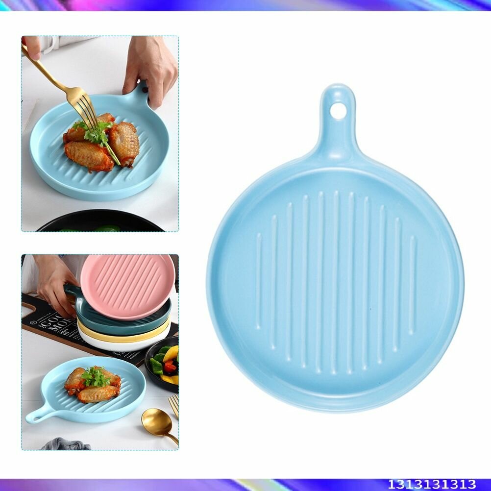 Эксклюзивная керамическая форма для запекания с ручками, удобная при сервировке, 1 шт