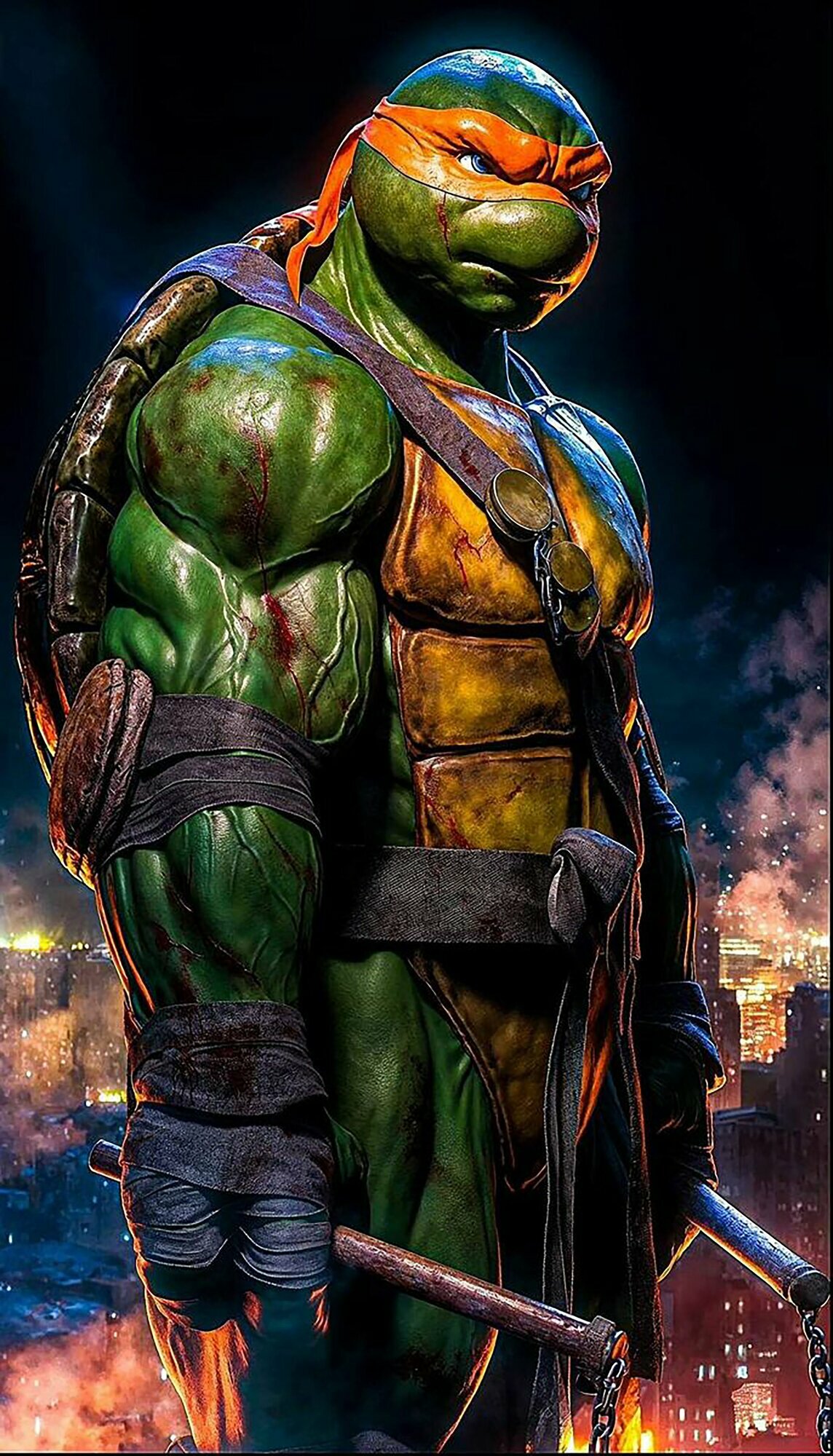 Плакат черепашки ниндзя