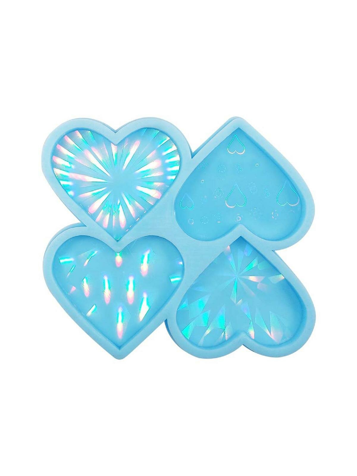 Голографический лазер любовь силиконовый держатель мобильного телефона украшения плесень