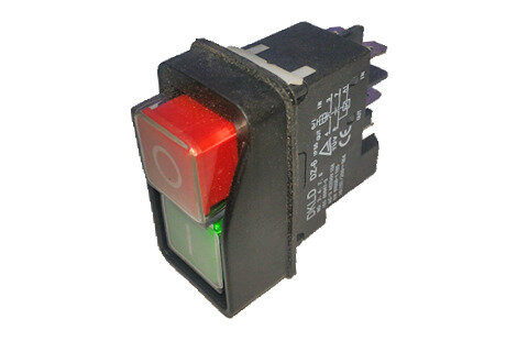 Выключатель ZH02-Ax, 16(12)A/250VAC T85/55 5 контактов, 2 клавиши на сверлильный станок компрессор, шт