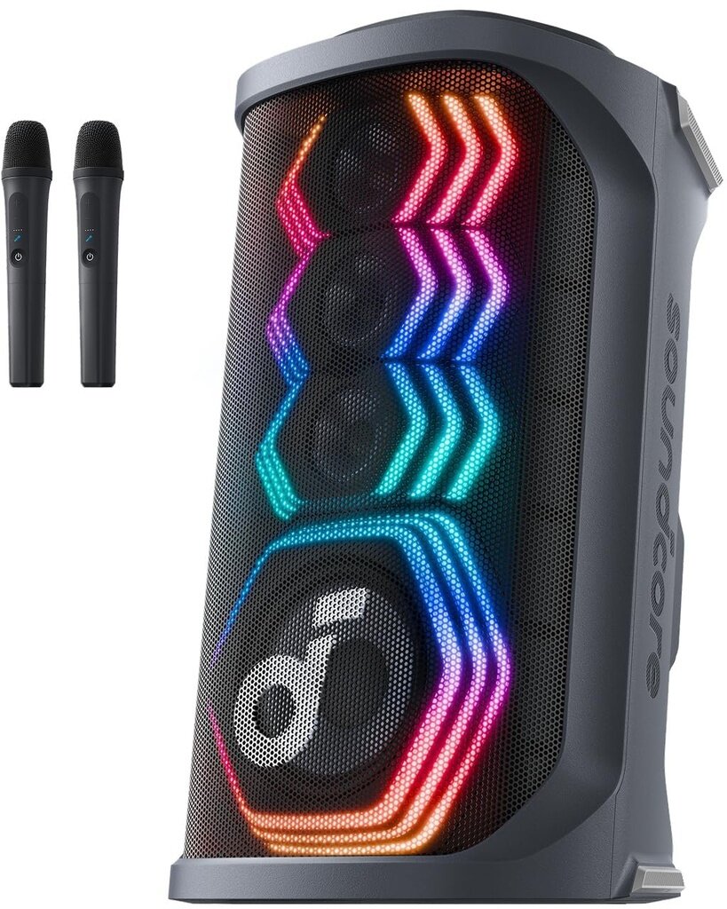 Беспроводная колонка Soundcore Rave 3S 200W Black 2 микрофона (черный) 12 мес. гарантия