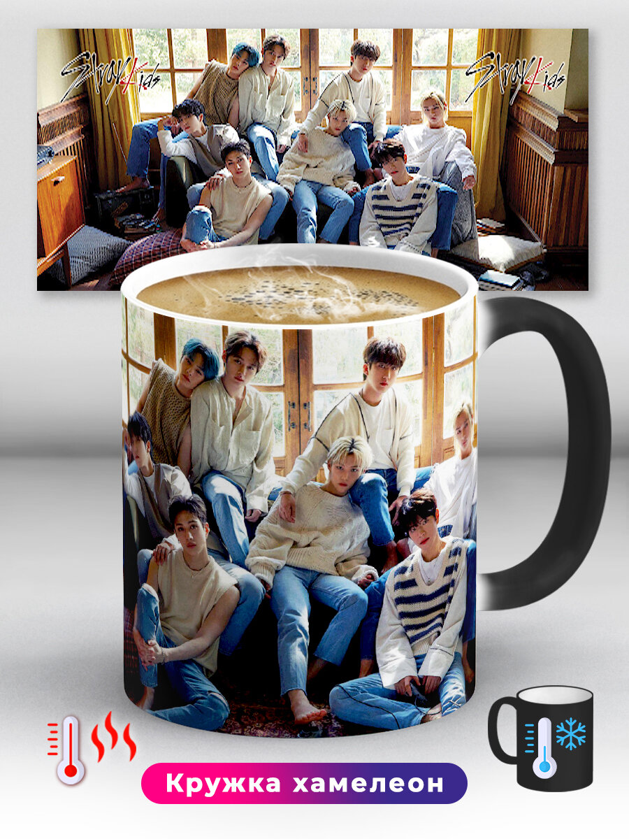 Кружка хамелеон Stray Kids K-POP