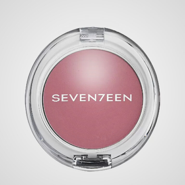 Румяна компактные перламутровые тон 4 фундук SEVENTEEN NATURAL MATTE SILKY BLUSHER Румяна 7,5 гр