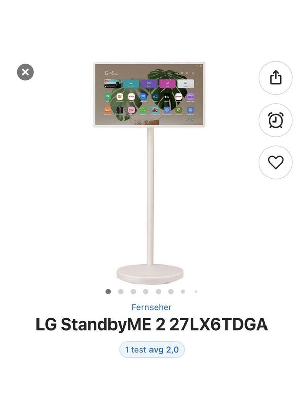 Портативный сенсорный экран LG 27-Inch StanbyME 2 с разрешением 1440p