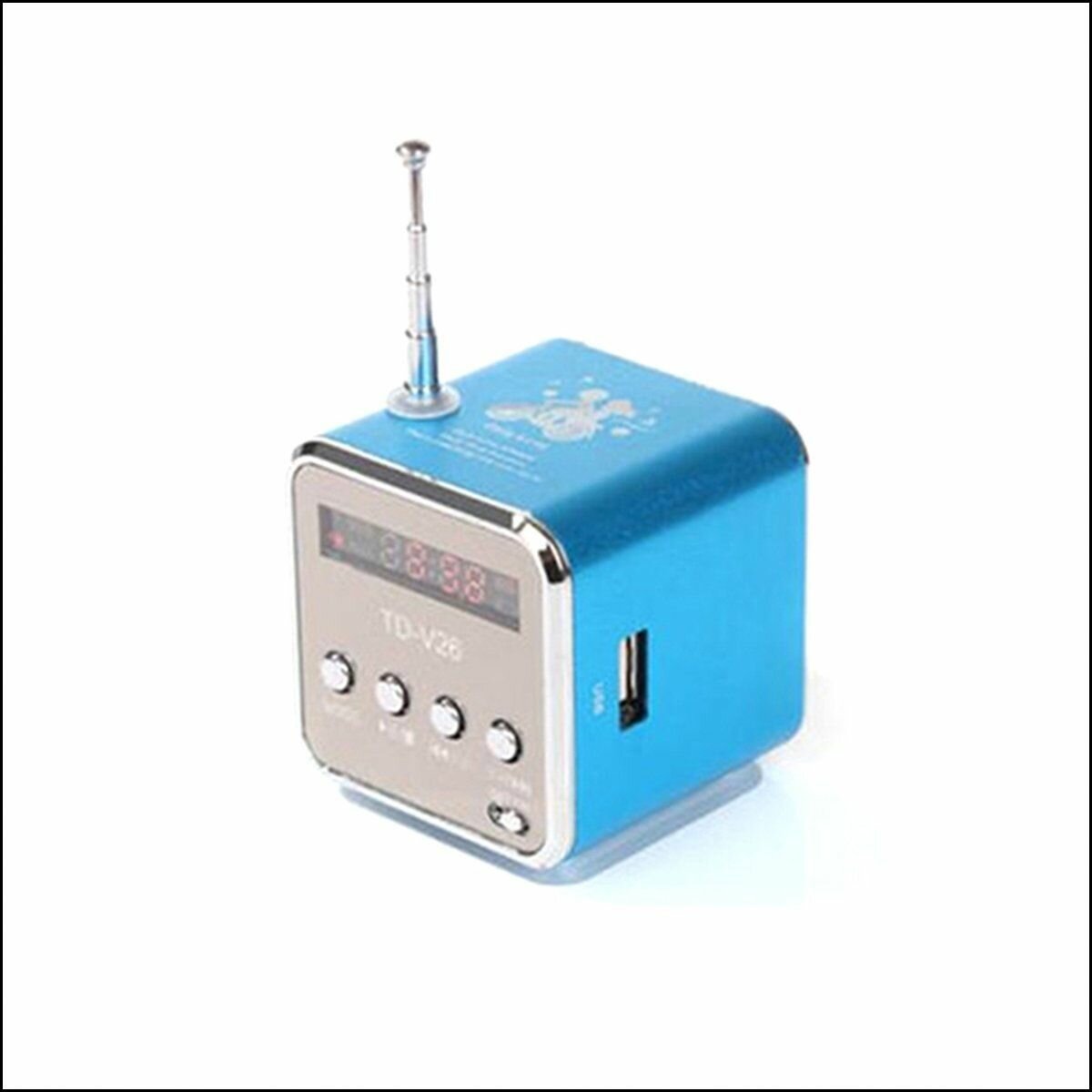Портативная Bluetooth-Колонка С FM-Радио, Микрофоном И MP3-Плеером