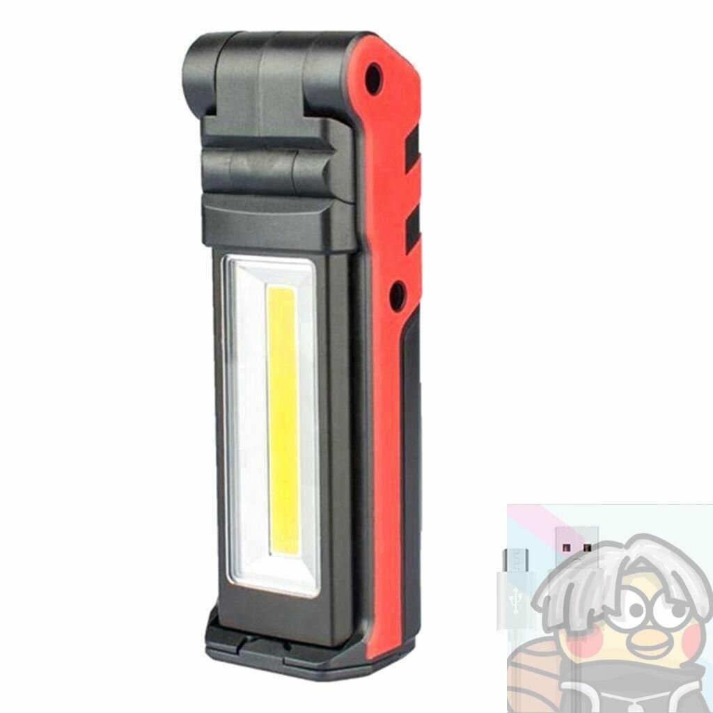 USB перезаряжаемый складной фонарь COB, большой аварийный инспекционный фонарь66