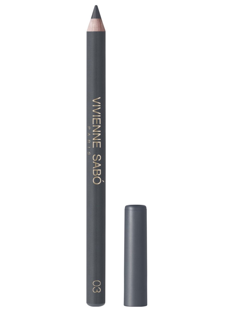 Карандаш для глаз стойкий матовый Vivienne Sabo Merci, тон 03 серый