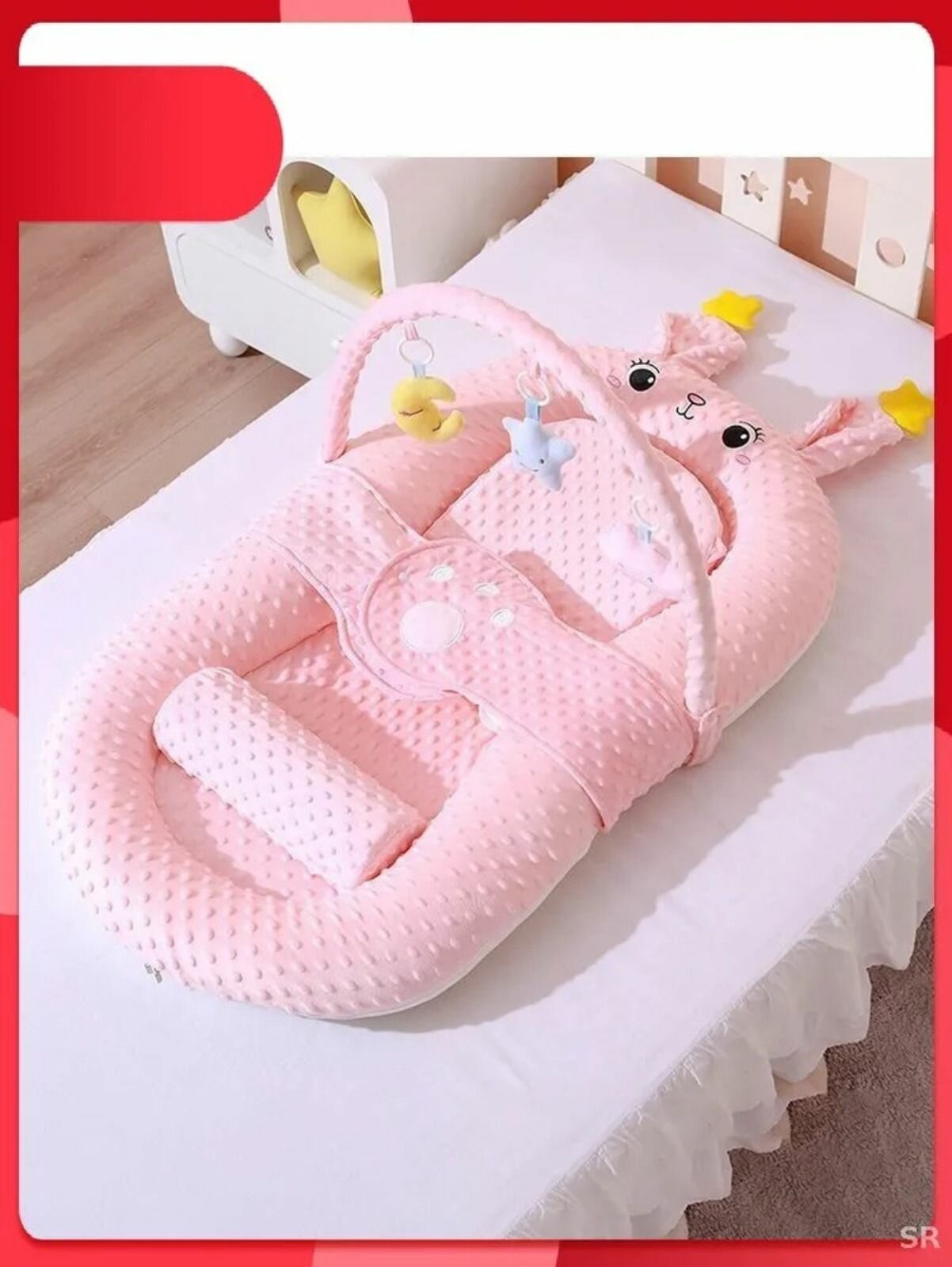 Матрас-кокон материал наполнителяХлопок, 100x100 см