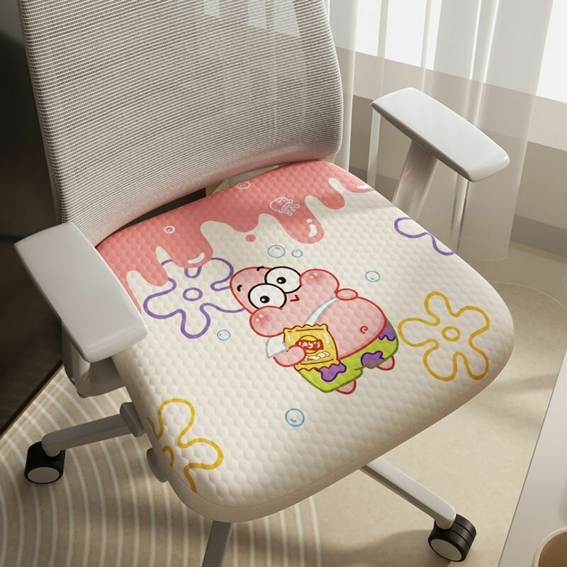 Чехол для стула Labubu 2025, новый эргономичный чехол для стула, дышащий, нескользящий чехол для офисного стула, чехол для компьютерного стула.