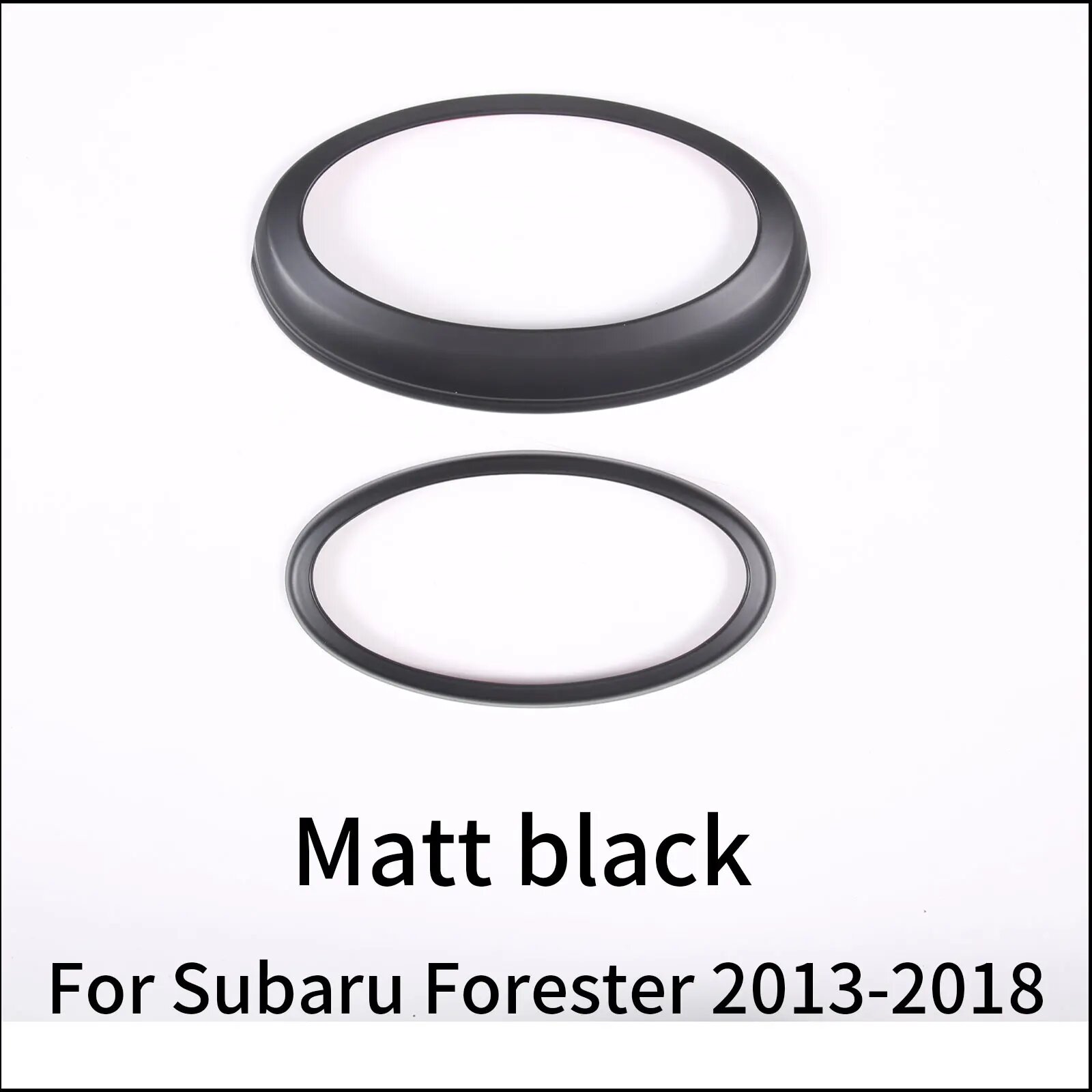 ABS Матовый Черный Автомобильный значок с логотипом спереди и сзади, накладка с кольцом 2013-2018