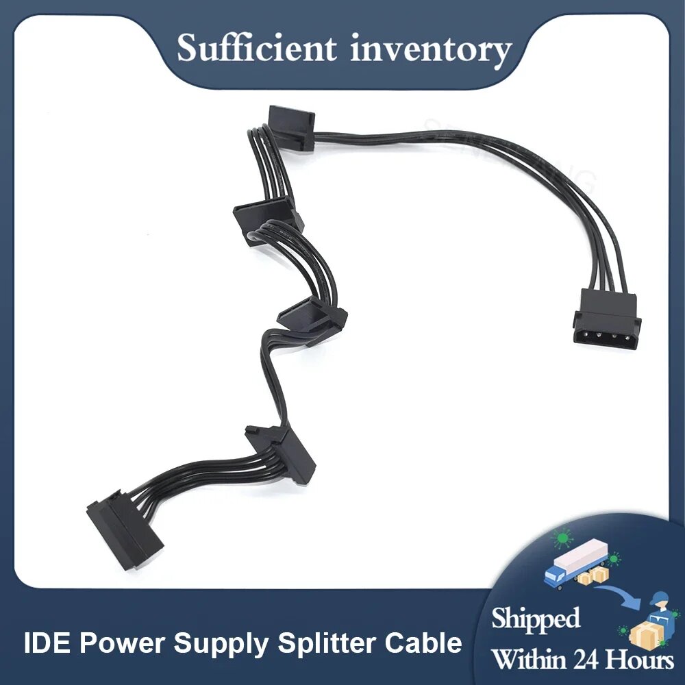 SENLIFANG Разветвитель SATA/IDE питания 1 на 5 4Pin IDE