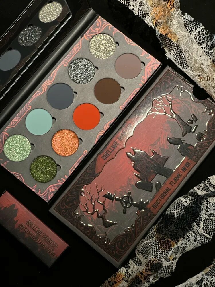 Shellwe Makeup x Ghoul Nocturnal Flame Full Size Палитра теней для век Официальная одежда