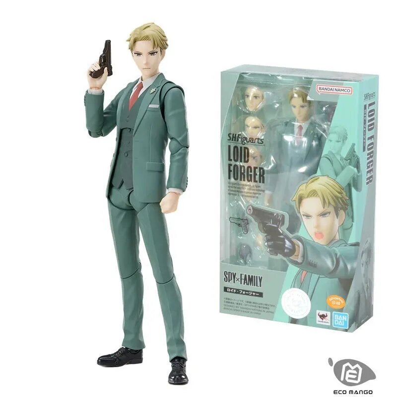 Экшн фигурка Bandai SHF SPY x FAMILY Лойд Форджер, 8 см шпионская семья