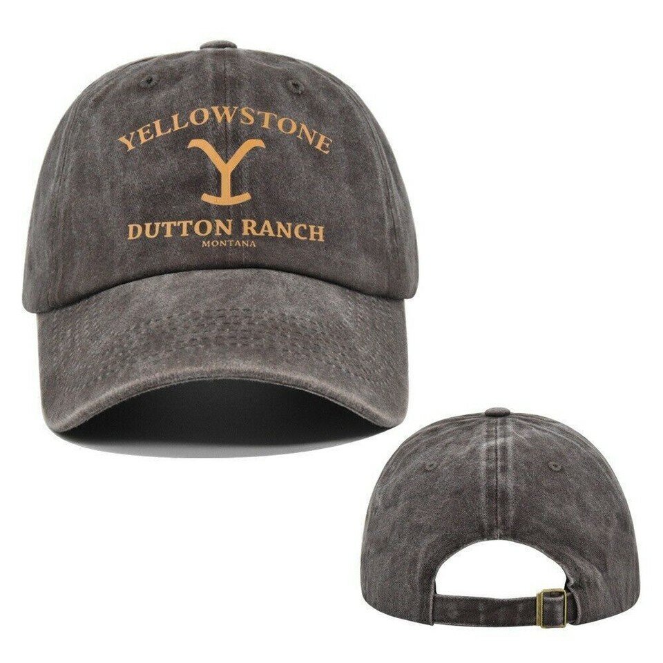 Бейсболка Yellowstone Dutton Ranch с защитой от ультрафиолета, кепка с регулируемым козырьком для мужчин и женщин
