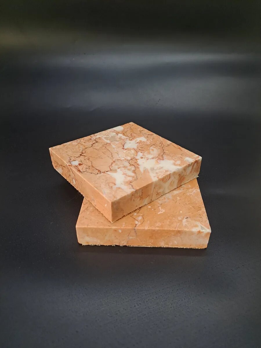 Подставка каменная Мрамор роза