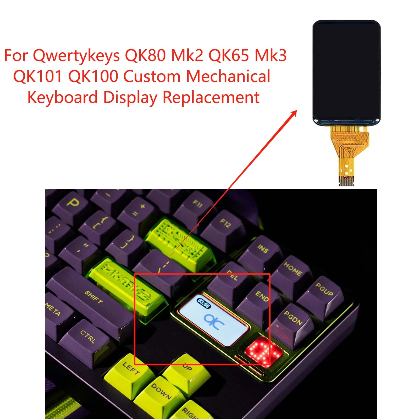 Дисплей Qwertykeys QK80/QK65/QK101/QK100, Other Language