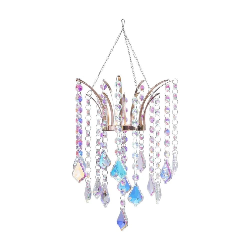 Хрустальная потолочная люстра для детской, спальни, гостиной, отелей, цветной, подвесная