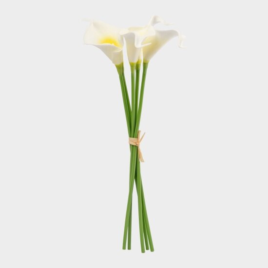 Букет искусственный Anna Lafarg Interior spring 33 см, ПВХ/металл, Каллы (ANLAF-W3456)