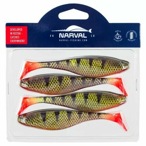 Силиконовая приманка Narval Commander Shad 12cm #020 4шт.