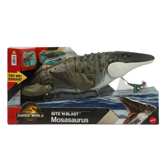 Динозавр Мозазавр Mattel Jurassic World Rebirth Mosasaurus JCH00